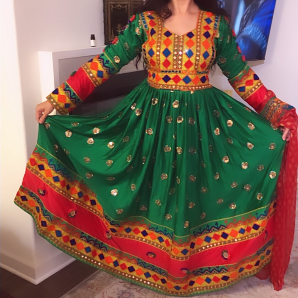 Afghani Dress For Eid, Kuchi Dress, Nikkah Dress - Gem